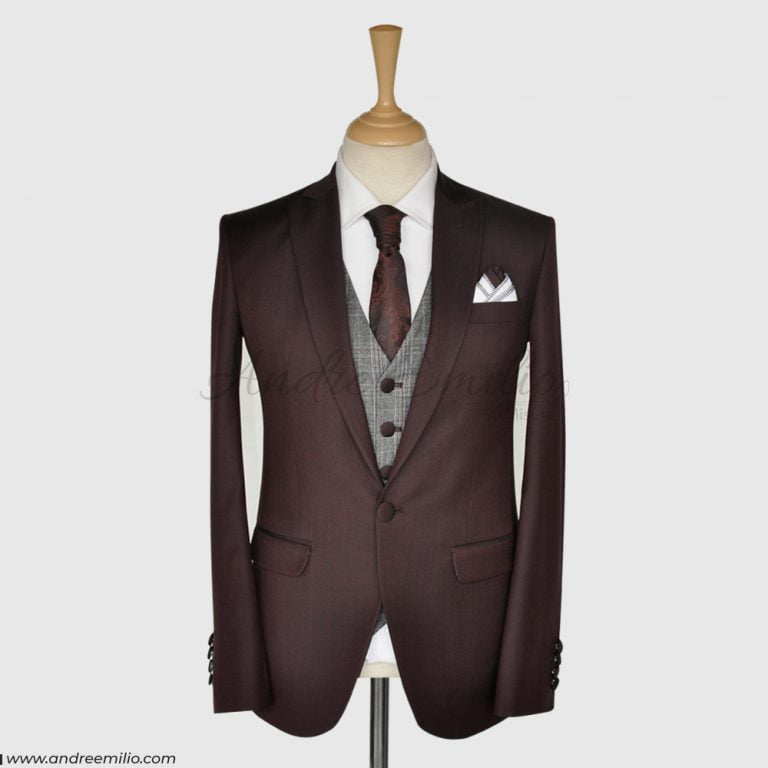 Buy Crimson 3 Piece Suit, Save Upto 30% | Andre Emilio