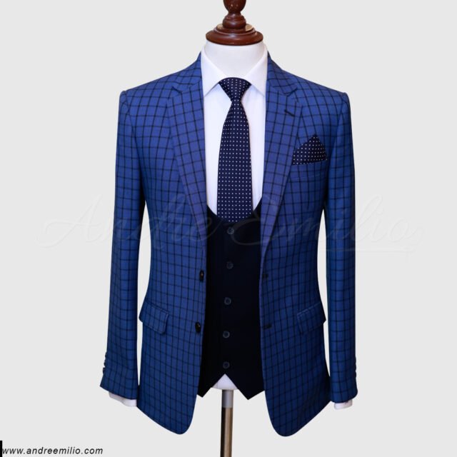 Buy Royal Dark Blue 3 Piece Suit | Save Upto 30%