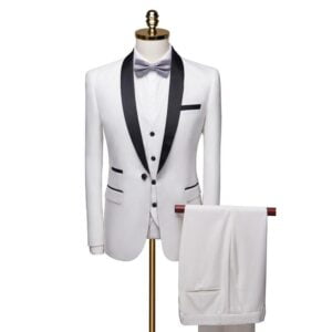 Buy Custom Cream Tuxedo Wedding Suit for Wedding - 10% Off