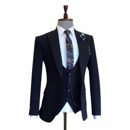 Order Now Mens Dark Navy Suit Free Shipping in USA