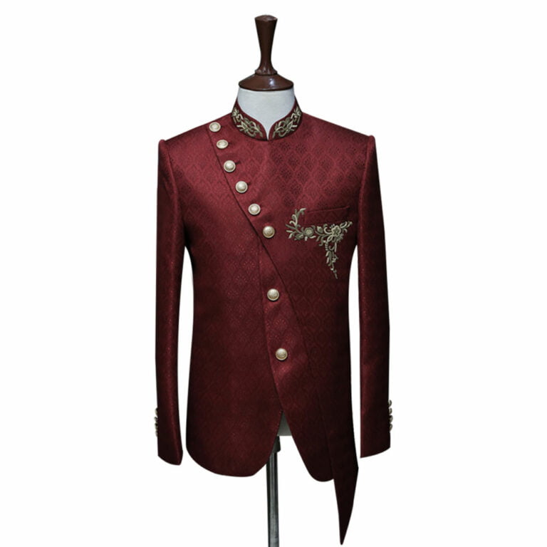 Buy Luxury Maroon Prince Suit ☑ Free Shipping ☑ Luxury Wear