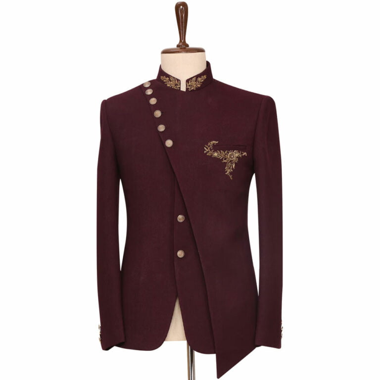 Buy Black Pick Stitch Suit With White Thread | Free Shipping