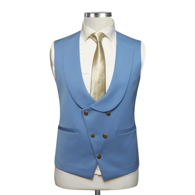 Checkout Sky Blue Prom Suit | Free Shipping | Andre Emilio