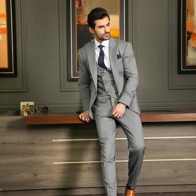 Best Classic Grey Business Suit For Men | Free Shipping