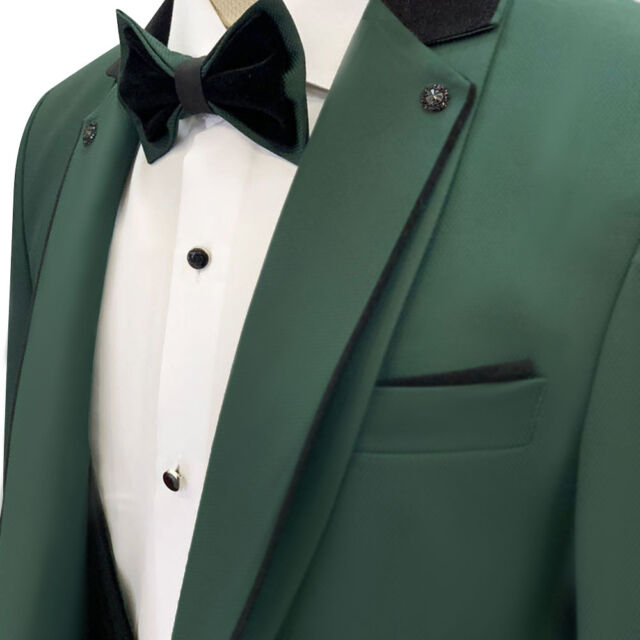 Buy Green Tuxedo Suits - 10% Off | Andre Emilio