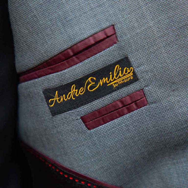 Order Now Custom Grey Suit With Black Vest | Andre Emilio
