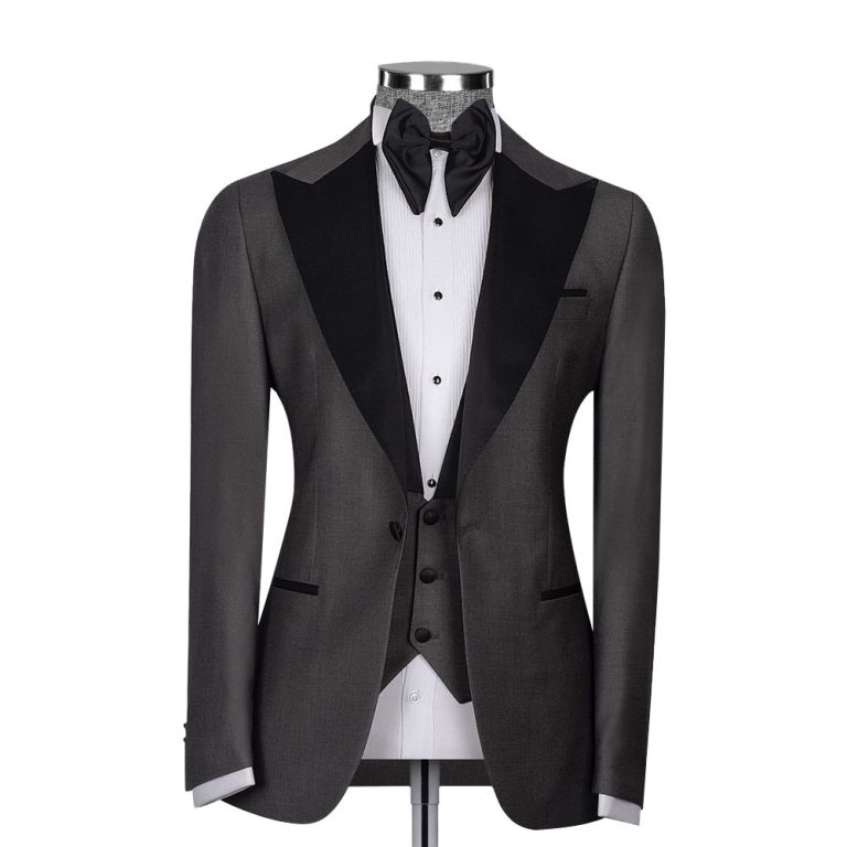 Buy Custom Grey Tuxedo Suits - Free Shipping | Andre Emilio