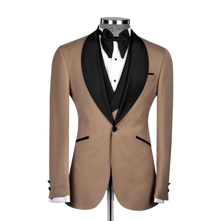 Buy Brown Tuxedo Suits - Free Shipping | Andre Emilio