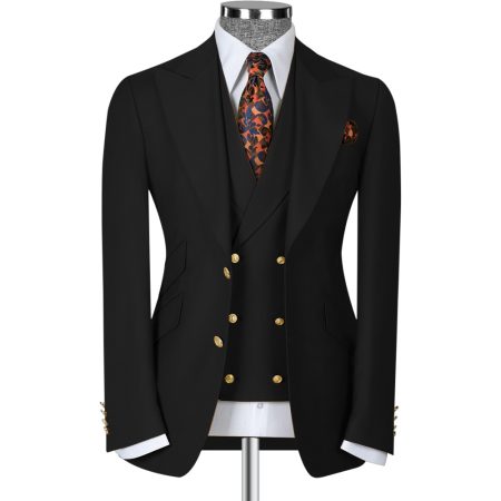 Buy Custom Black Suits for Men - Fit Guarantee - Andre Emilio