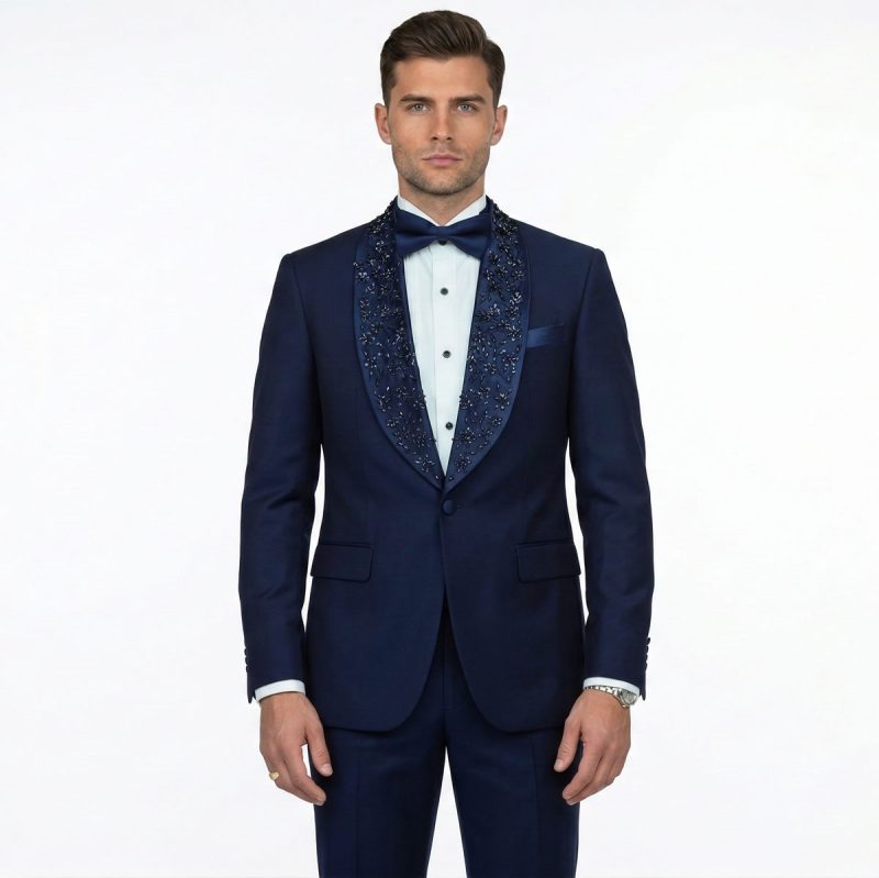 Buy Blue Tuxedo Suits - 10% Off - Andre Emilio